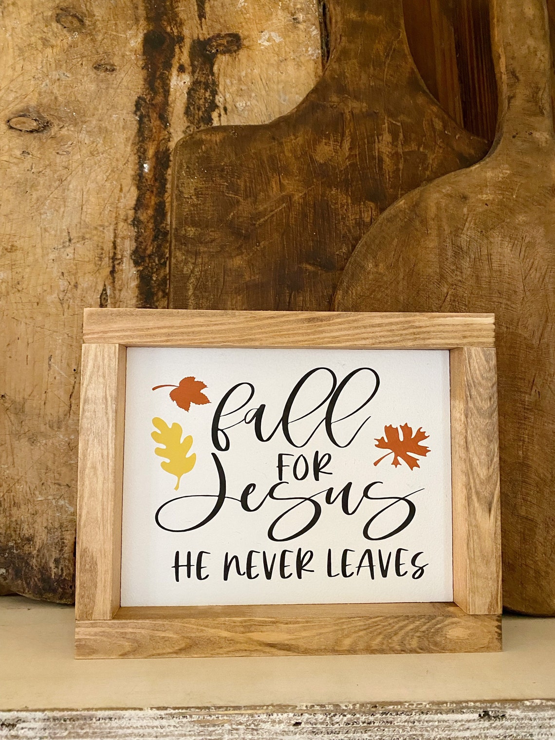Fall for Jesus Sign Religious Sign Autumn Sign Fall Sign - Etsy