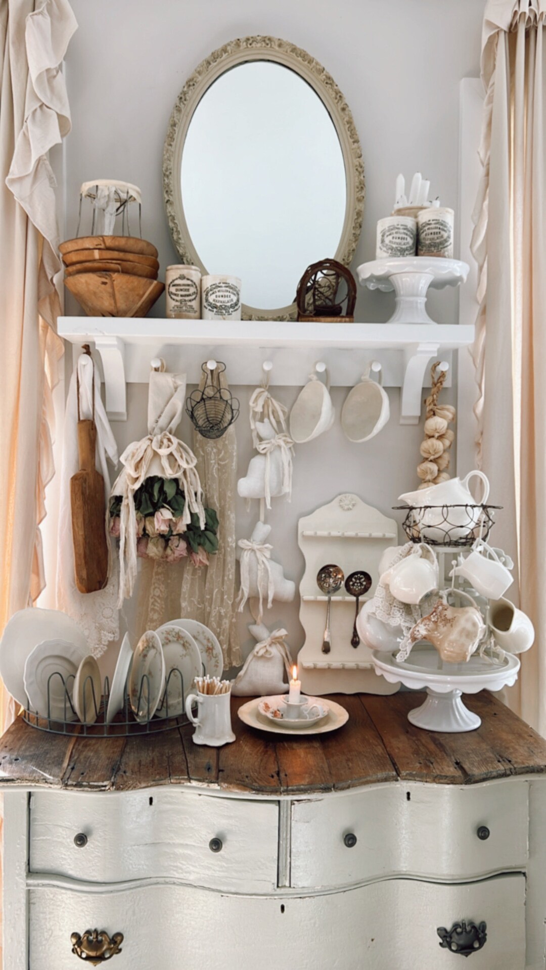 Shelf With Corbels and Pegs, Shelf, Peg Rail, Stocking Holder, Scarf ...