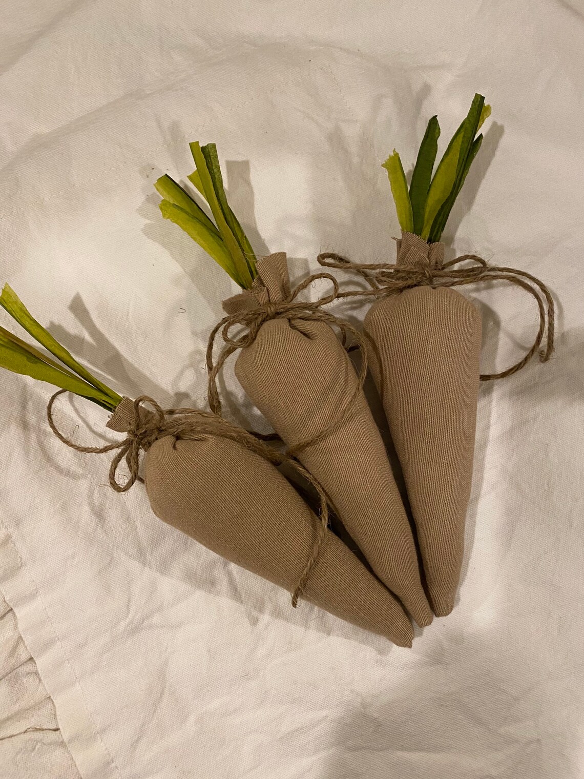 Set of 3 Beige Fabric Carrots Fabric Carrots Easter Decor - Etsy