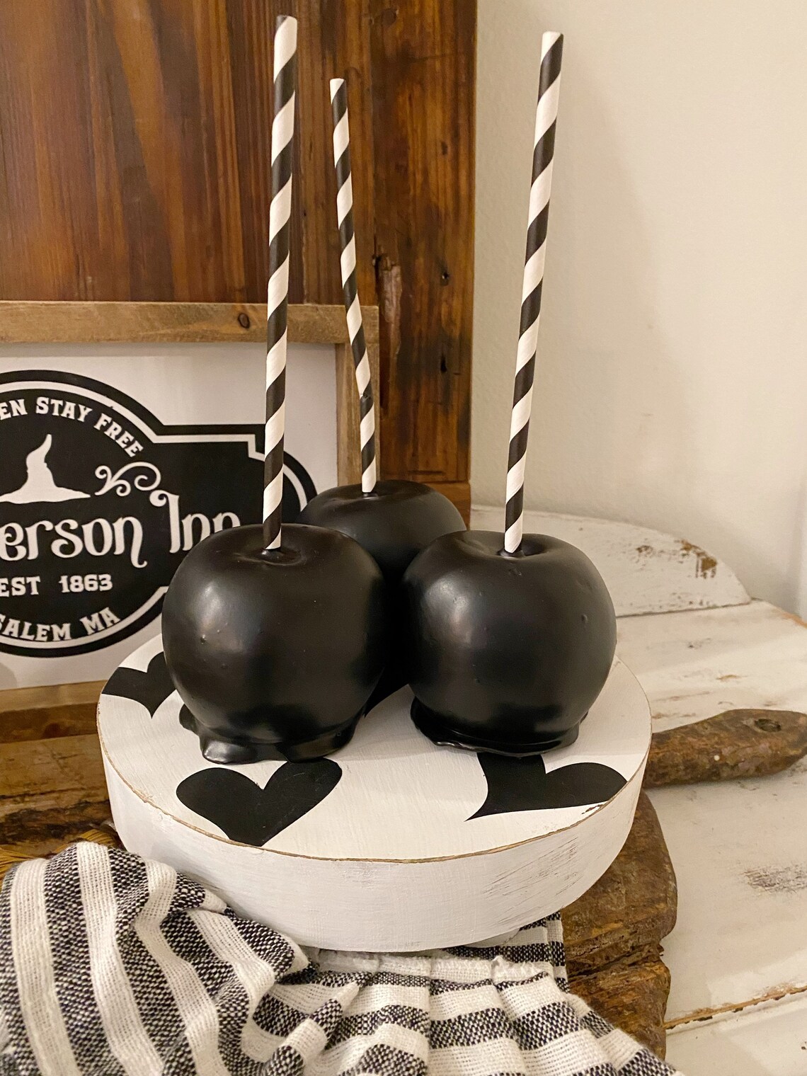 Set of Three Large Poison Apples Poison Apples Fake Poison - Etsy