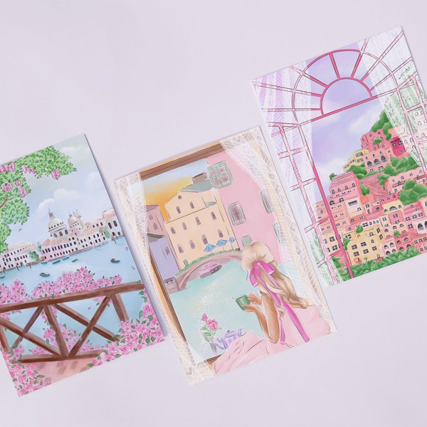 Italy Postcard - Etsy