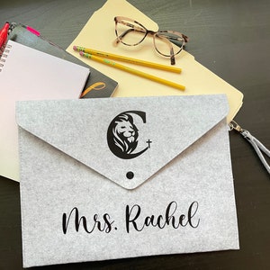 Personalized Grey/black Pregnancy Family Planning Felt File Folder,baby ...