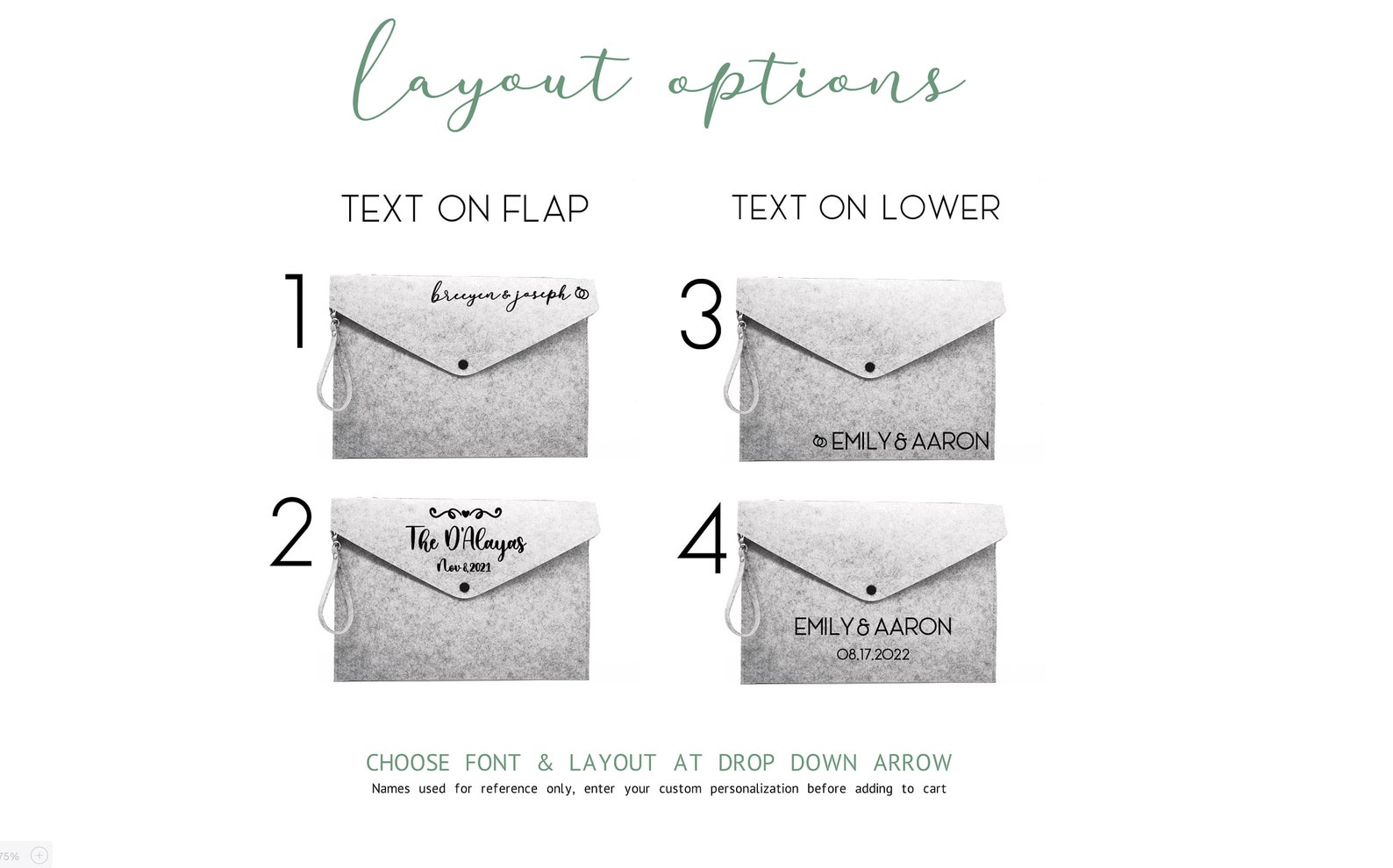 Personalized Grey/black Wedding Planning Felt File Folder - Etsy