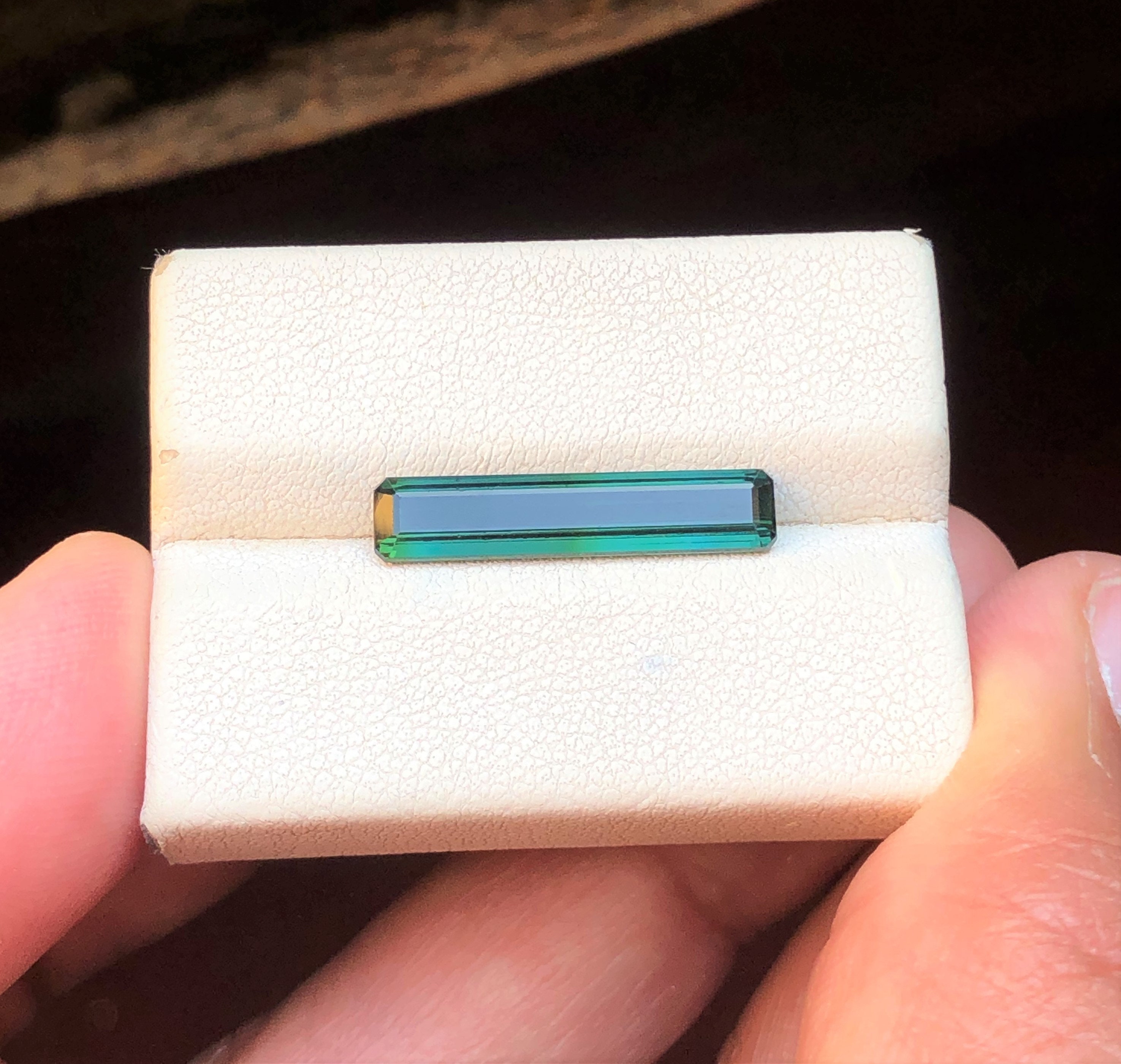 2.90 Cts Natural Gorgeous Blueish Green Transparent Tourmaline Gemstone ...