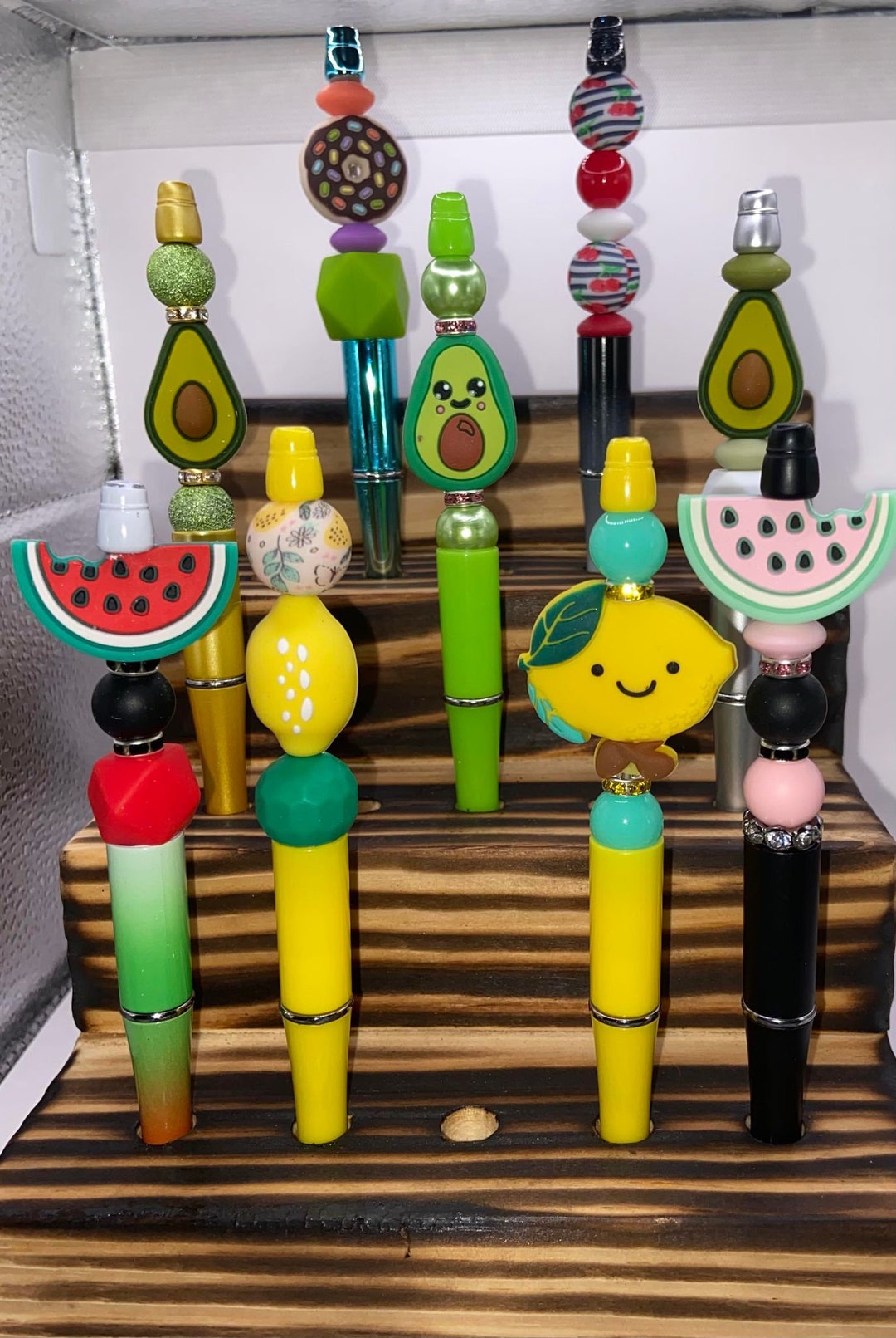 Food and Fruits Beaded Pens - Etsy