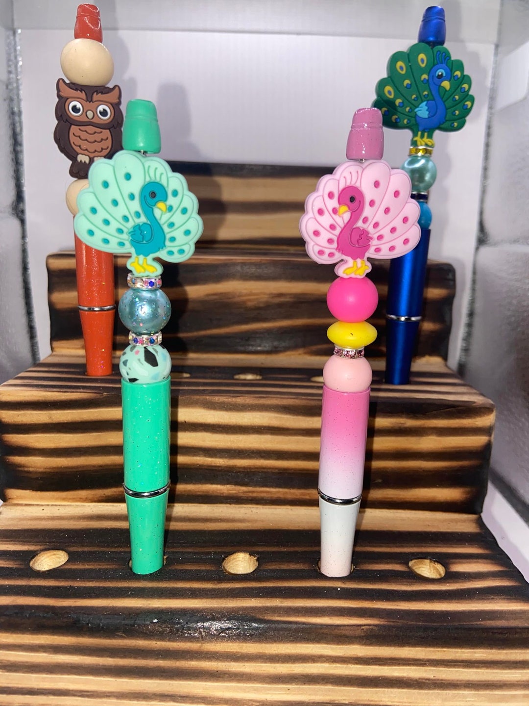 Birds Beaded Pens - Etsy