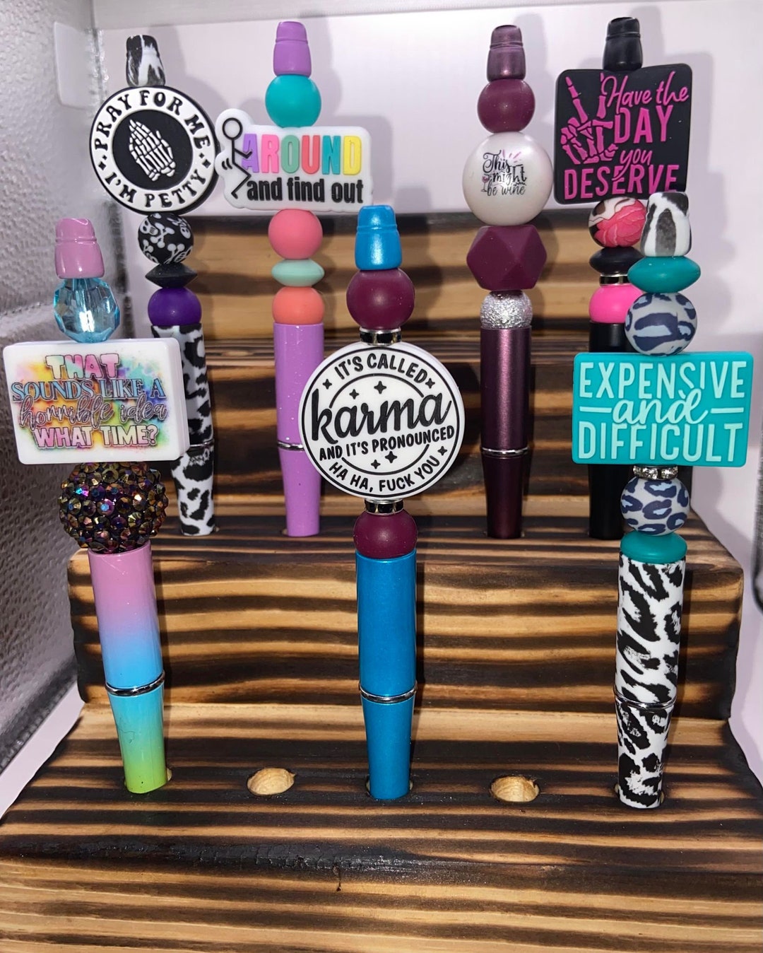 Sarcasm/ Sassy Beaded Pens Part 2 - Etsy