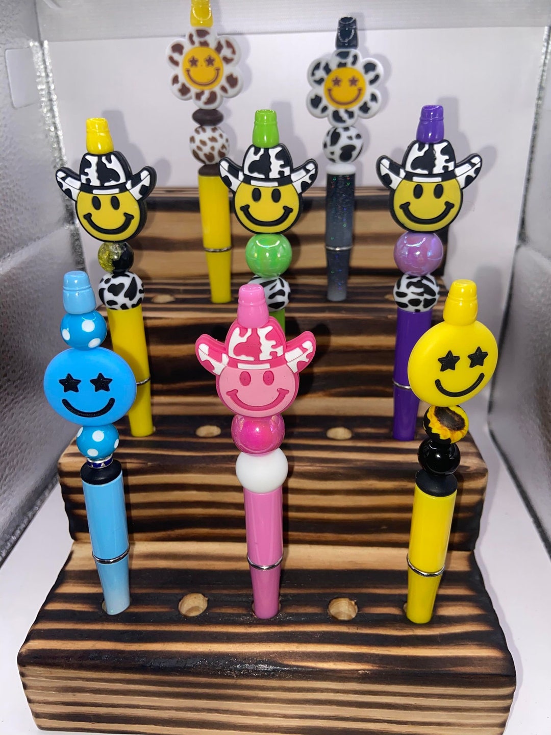 Smiley Face Beaded Pens - Etsy