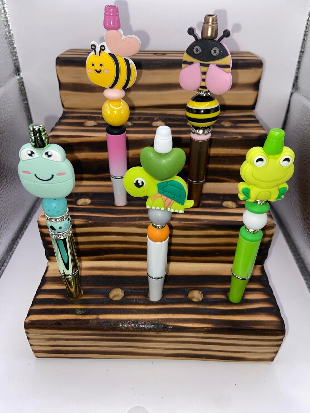 Water/bug/reptile Friend Beaded Pens - Etsy