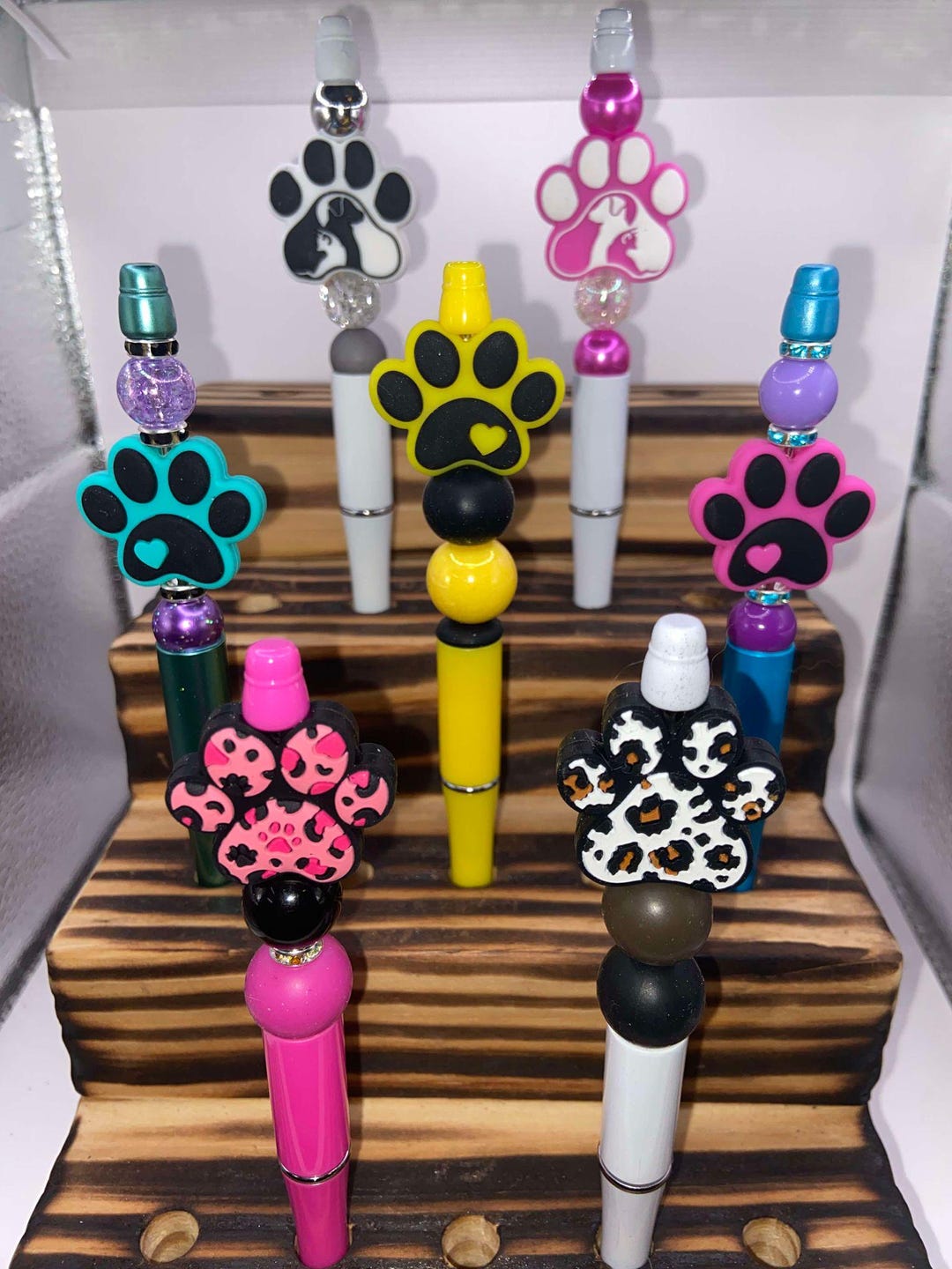 Paw Print Beaded Pens - Etsy