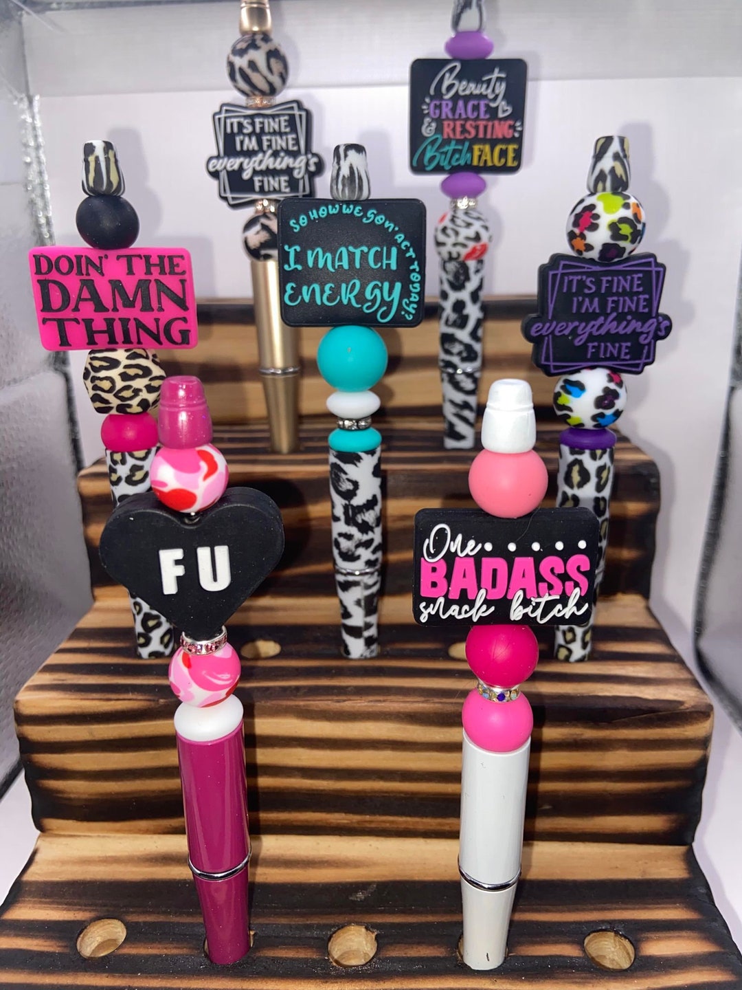 Sarcasm/ Sassy Beaded Pens Part 1 - Etsy