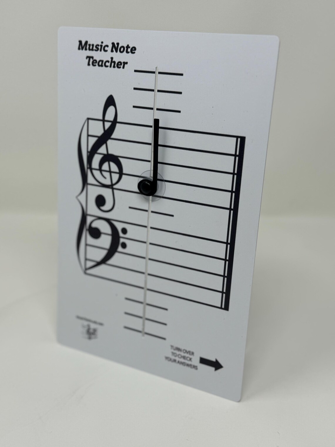 Music Note Teacher (all-in-one Flashcard) - Etsy