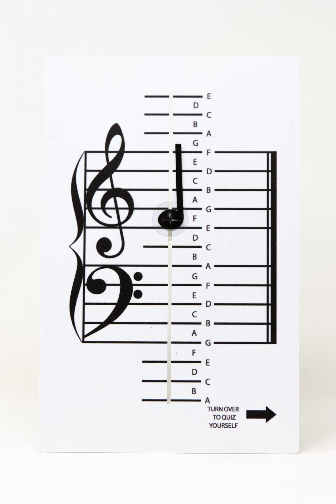Music Note Teacher (all-in-one Flashcard) - Etsy