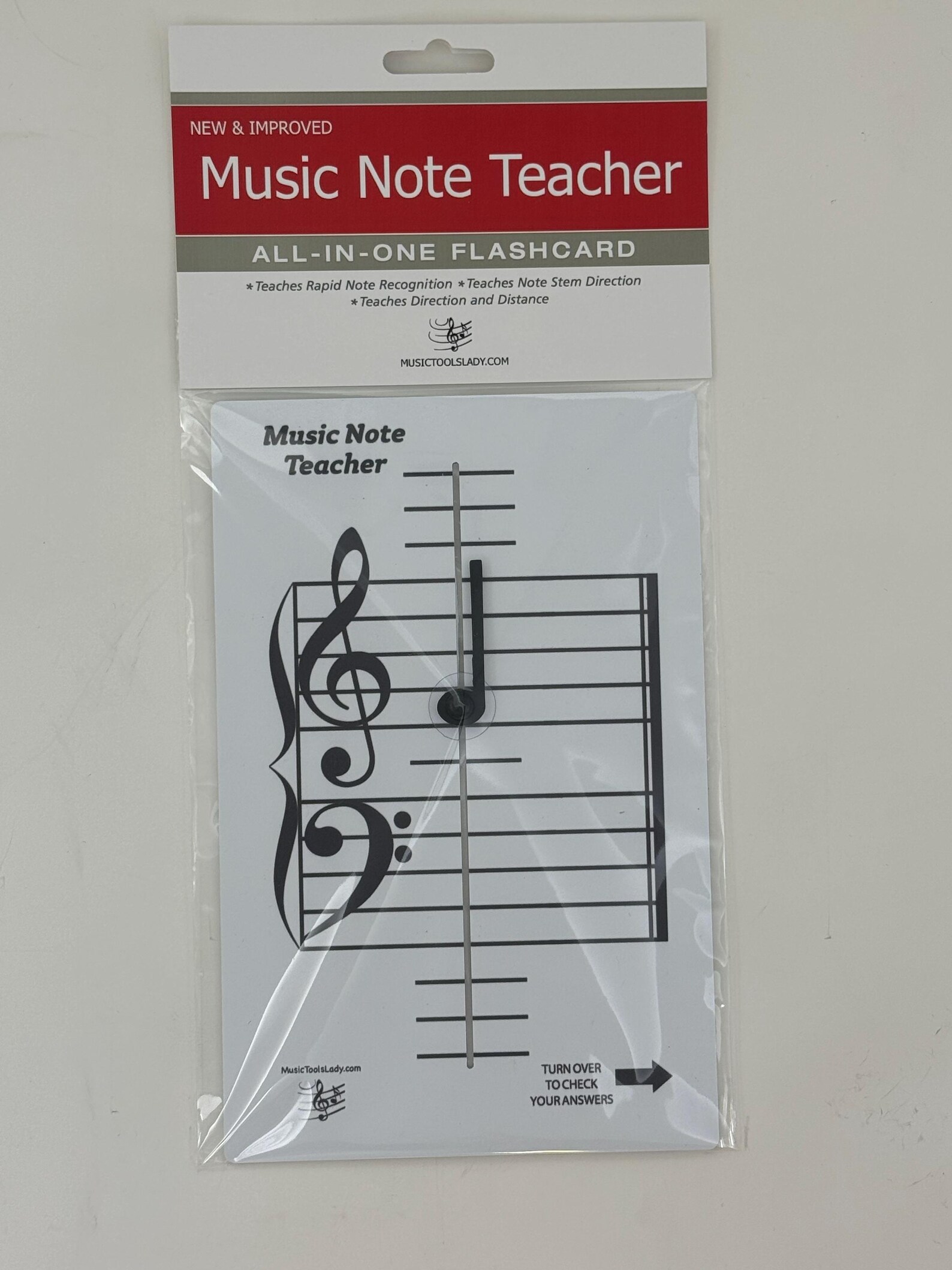 Music Note Teacher (all-in-one Flashcard) - Etsy