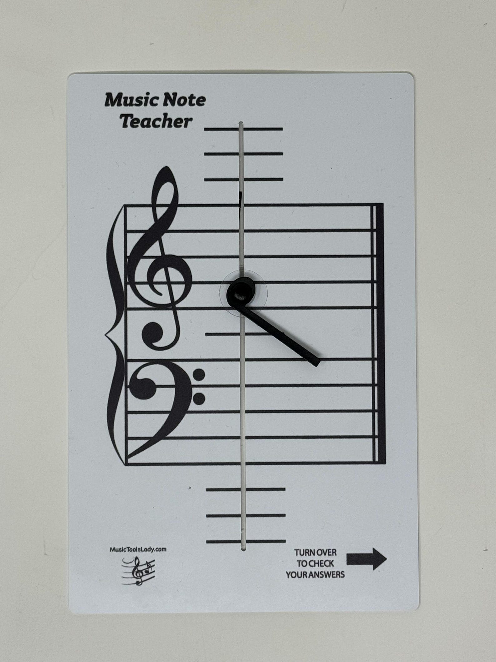 Music Note Teacher (all-in-one Flashcard) - Etsy