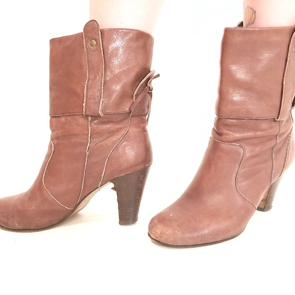 Fold Over Boots - Etsy