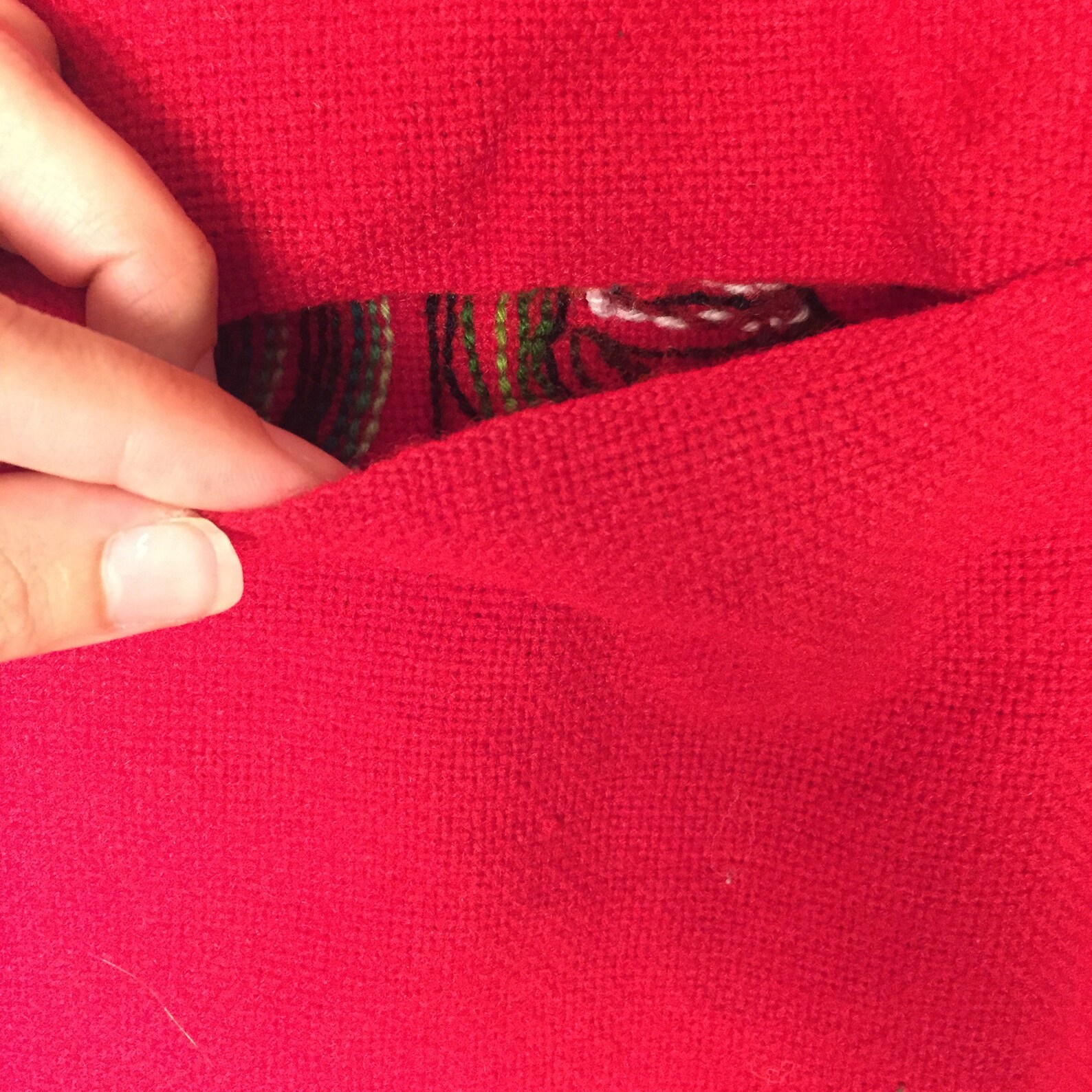 Handmade & Embroidered Tribal Scene Peruvian Wool Pillowcase - Etsy