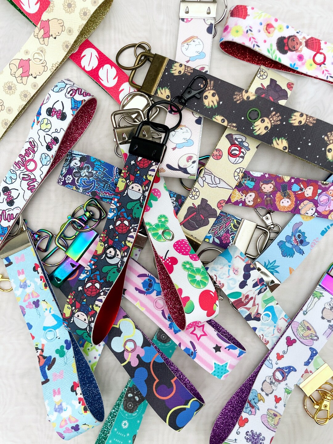 Mystery Misfits Faux Leather Ear Holder Keychains - Etsy