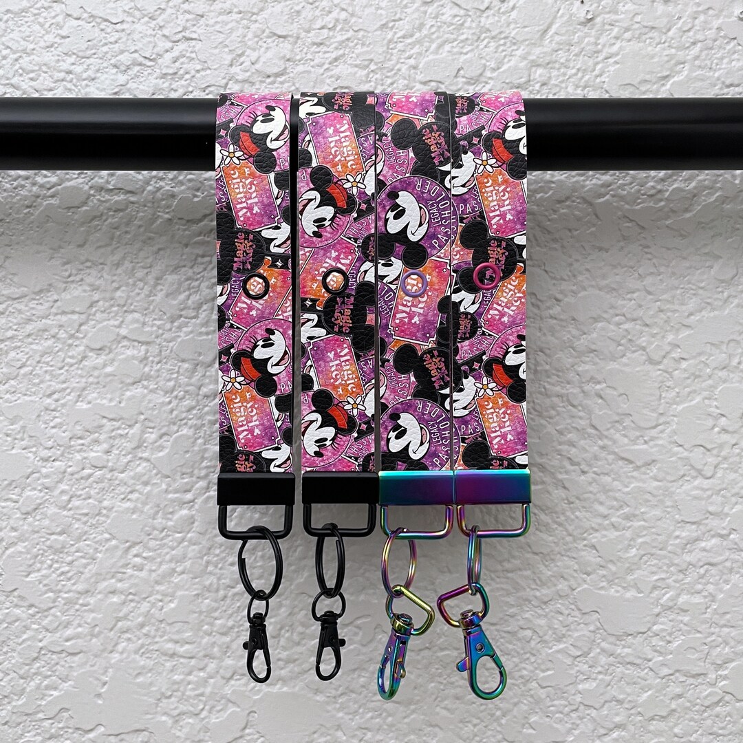 Magic Key Holder Annual Passholder Printed Faux Leather Ear Holder ...