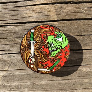 Arte Dell'omicidio Yellow Enamel Pin - Etsy