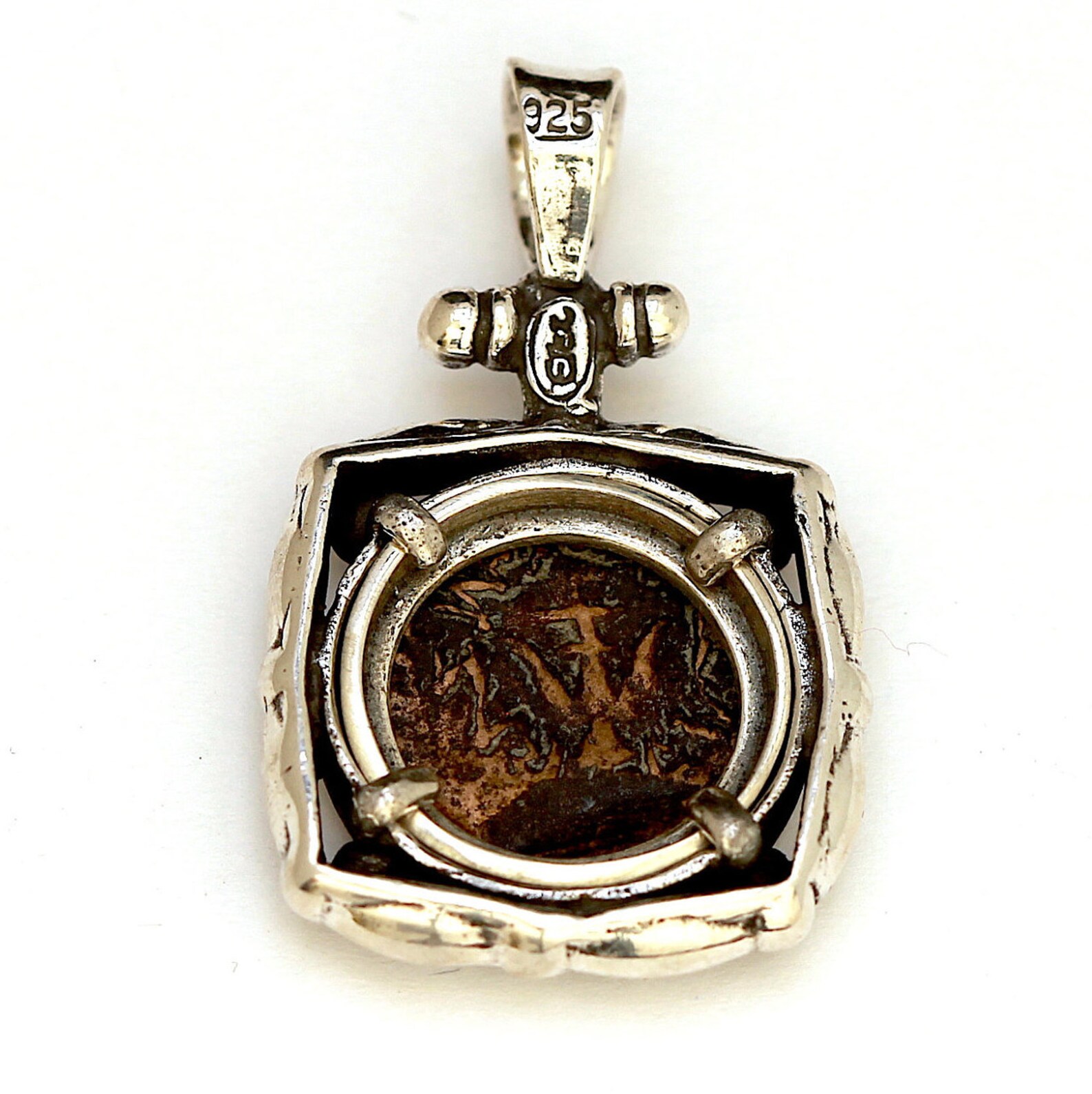 Widows Mite Coin Sterling Silver Pendant and Chain Genuine | Etsy