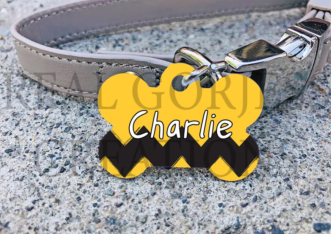 Charlie Brown Dog Tag, Custom Dog Tag - Etsy