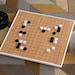 Modern Go Set, Wooden Go Board Game, Handmade Unique Go Set With Board ...