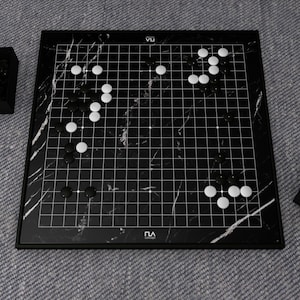 Modern Go Set, Marble Go Board Game, Handmade Unique Go Set With Board ...