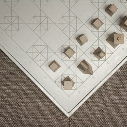 Concrete Handmade Modern Geometric Chess Pieces no - Etsy