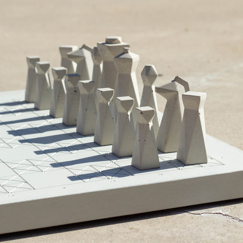 Minimalist Chess Set - Etsy