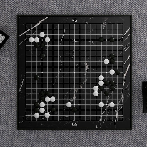 Modern Go Set Marble Go Board Game Handmade Unique Go Set | Etsy