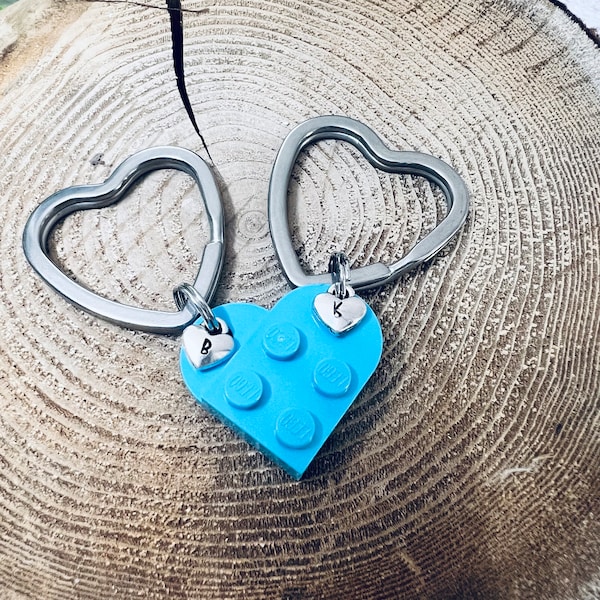 Couple Legos Keychain - Etsy