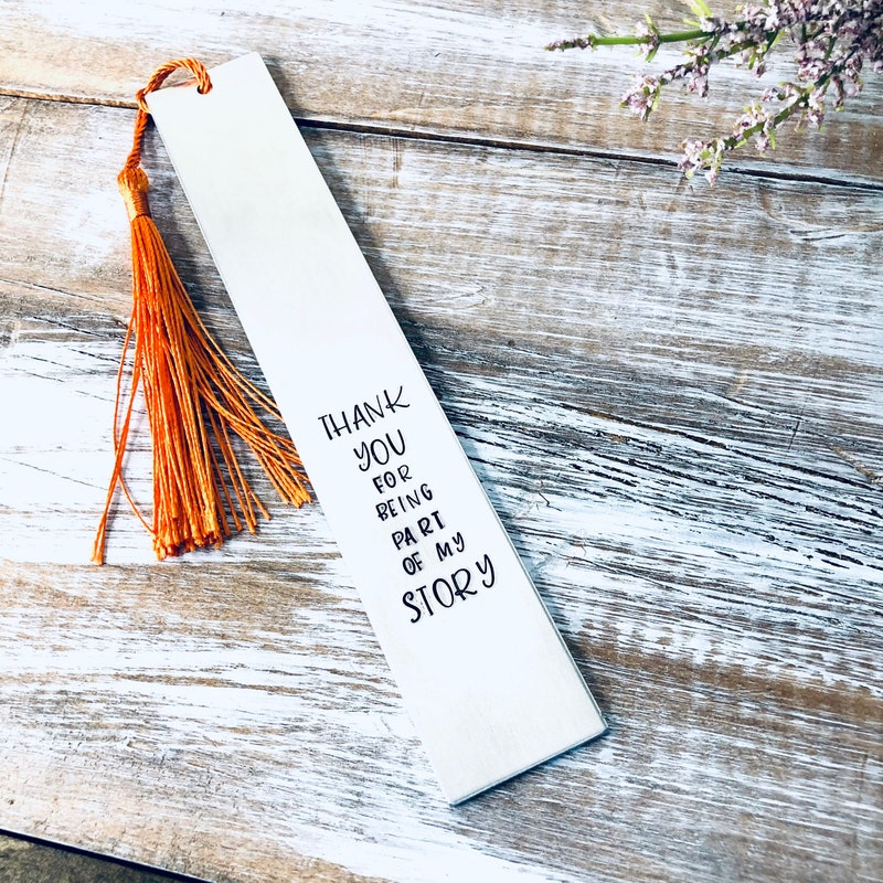 Thank You Bookmark - Etsy