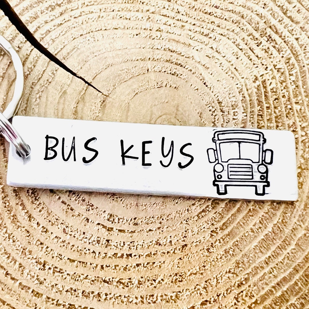 School Bus Driver Keychain – Bus Driver Appreciation Gift – Thank You ...
