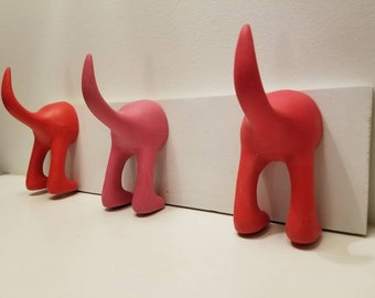 Colorful wall hooks | Etsy