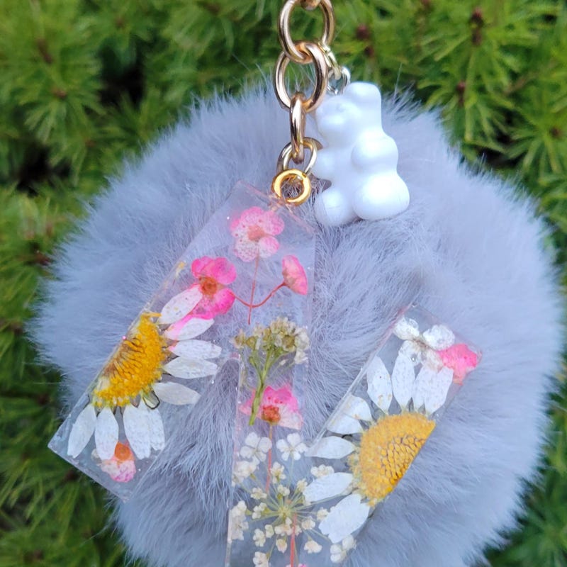 Resin Initial Keychain - Etsy