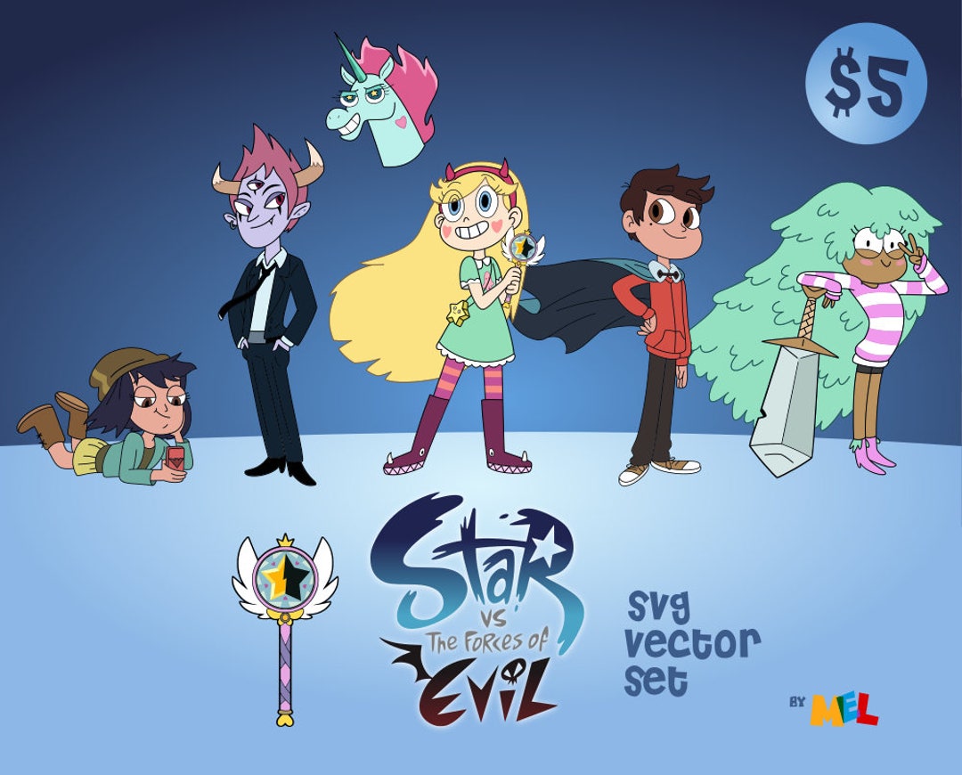 Star Vs the Forces of Evil SVG Vector Set - Etsy