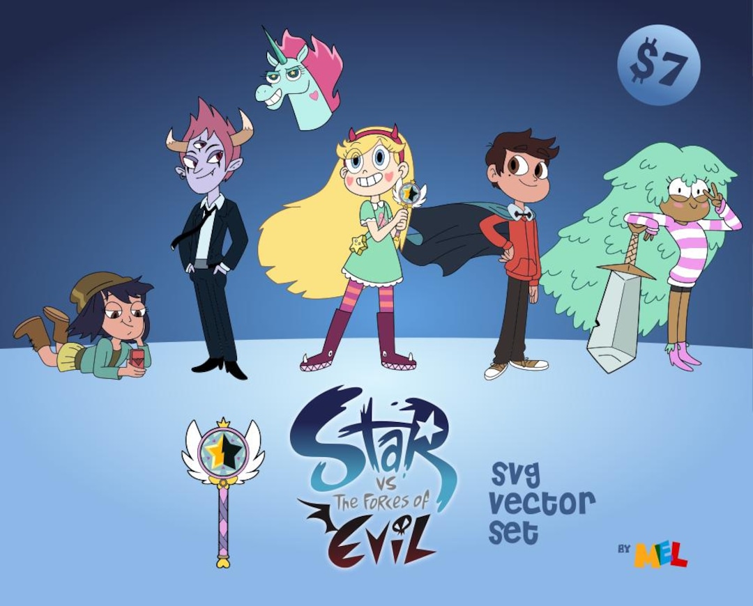 Star Vs the Forces of Evil SVG Vector Set - Etsy