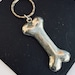 Bone Key Ring, Dog Bone Keyring, Handmade UK Modern English Pewter, Dog ...