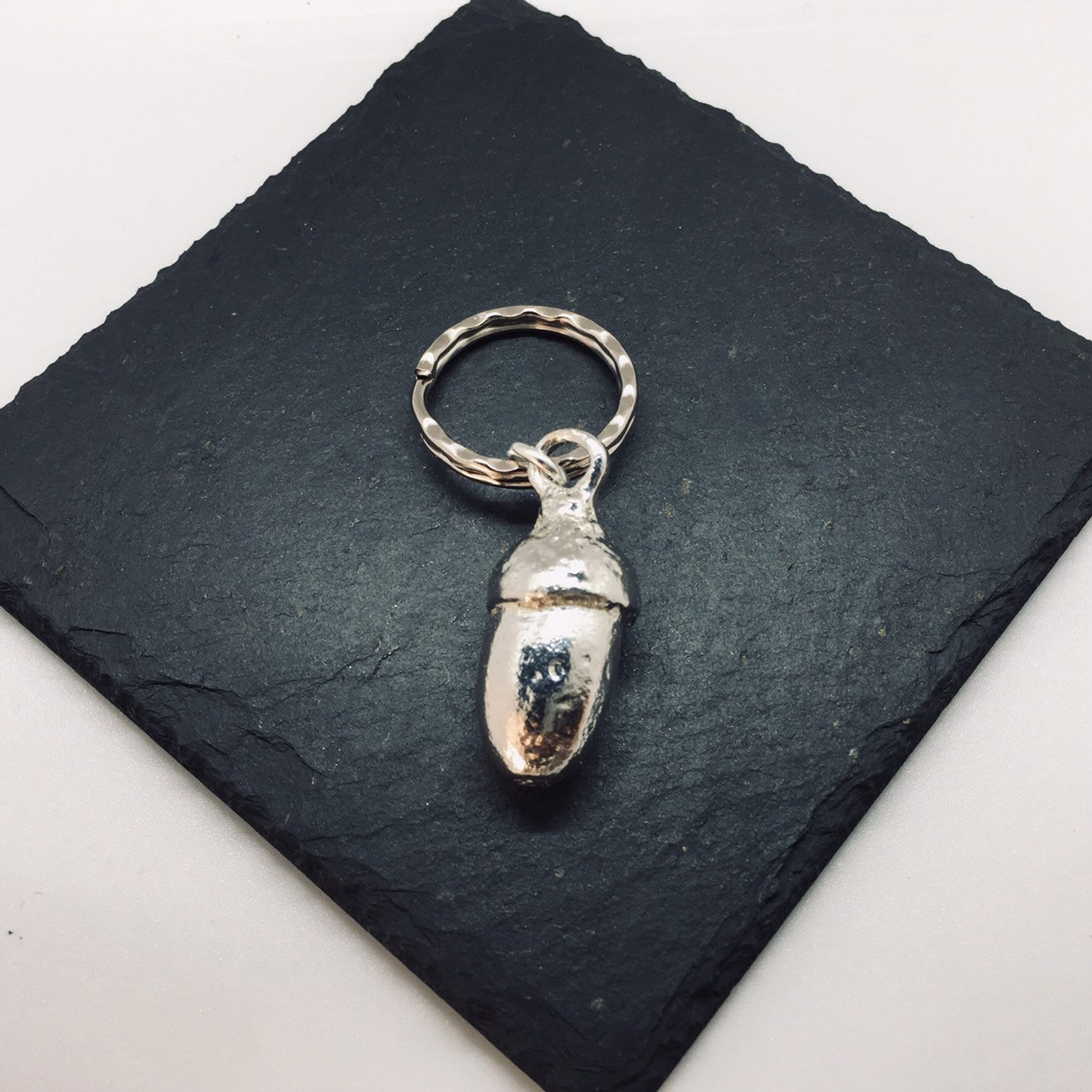 Acorn Key Ring Acorn Oak Keyring Handmade UK Modern English - Etsy UK