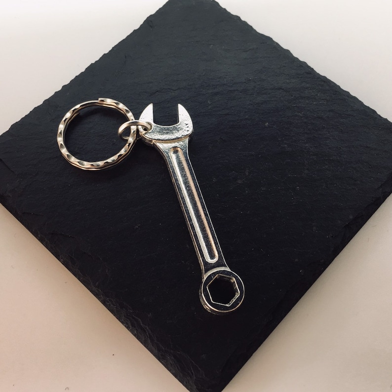 Spanner Key Ring Tool Key Ring Handmade UK Modern English - Etsy