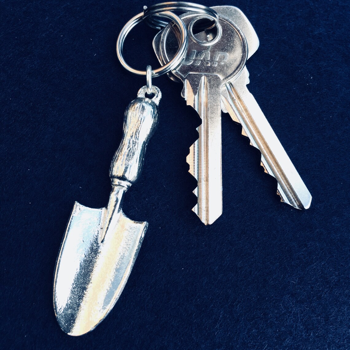 Trowel Key Ring Key Chain Handmade UK English Pewter Pewter | Etsy