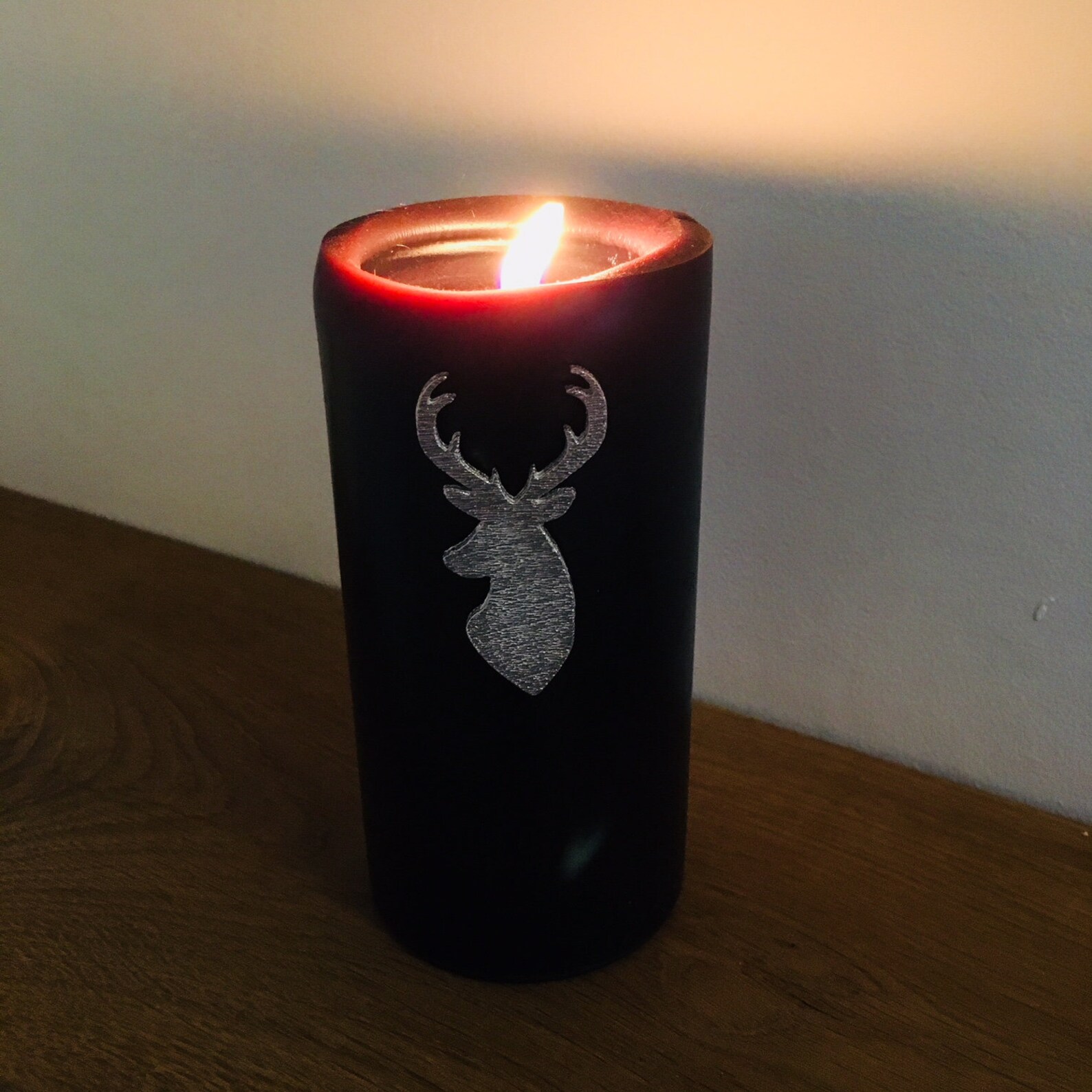 Stag Head Candle Pin, Stag Candle Pin, Candle Decor Festive Candle Pin ...