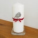 Robin Candle Decor, Handmade UK Modern English Pewter, Robin Candle Pin ...