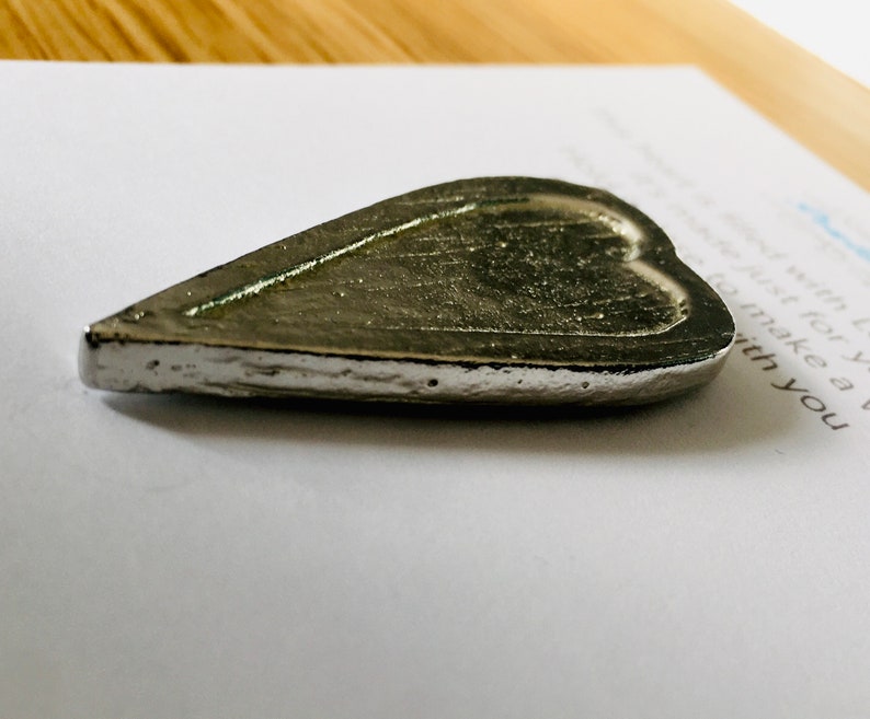 Pocket Hug Personalised Heart Keepsake Token on Card Pewter - Etsy