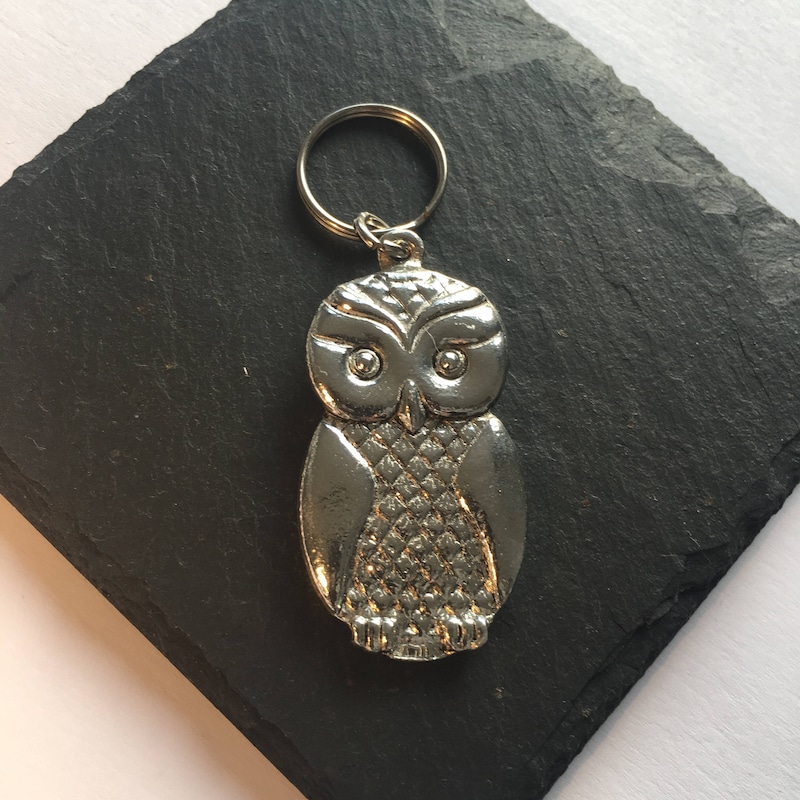 Owl Key Ring - Etsy UK