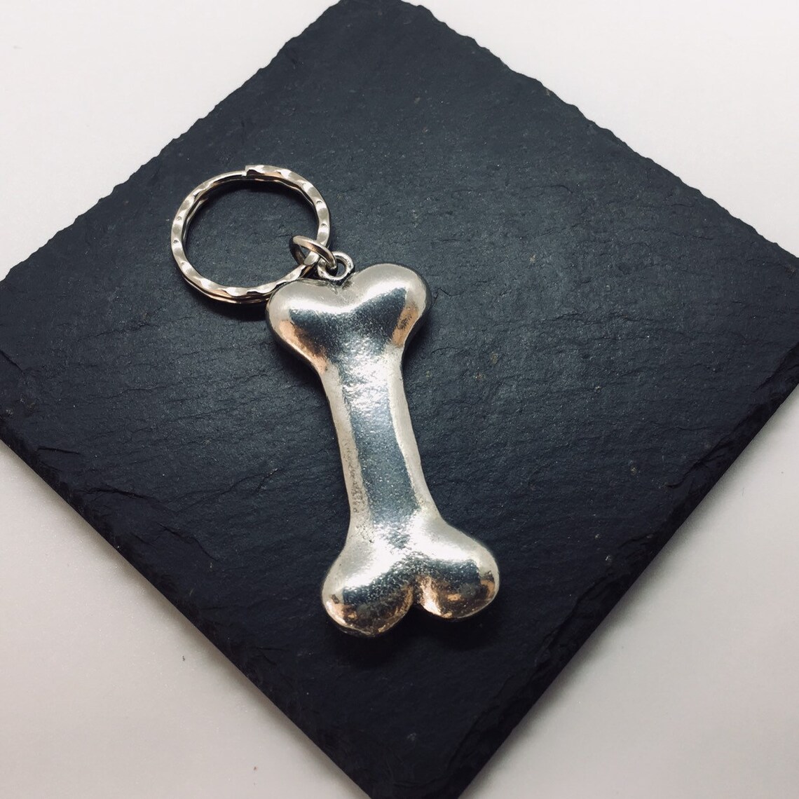 Bone Key Ring Dog Bone Keyring Handmade UK Modern English - Etsy UK