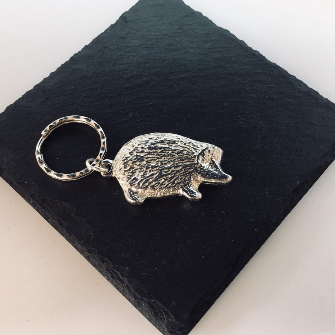 Hedgehog Key Ring, Hedgehog Key Chain, Hedgehog Gift, Keyring Hedgehog ...