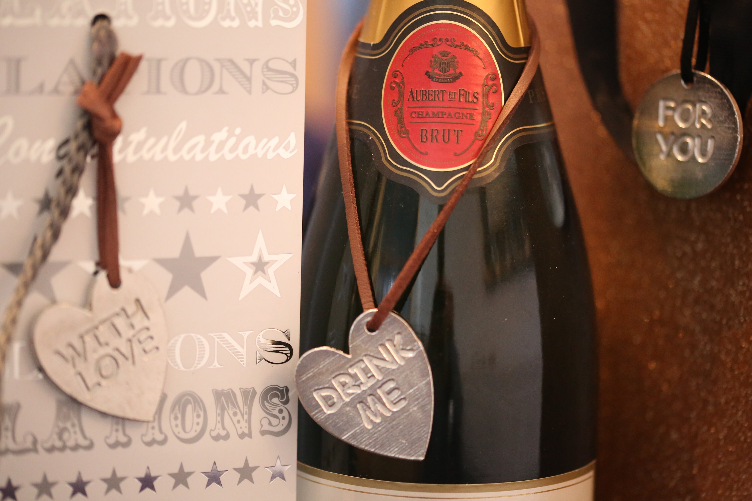 Drink Me Gift Tag gift tag pewter gift tag pewter keychain | Etsy