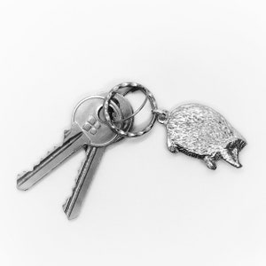 Hedgehog Key Ring, Hedgehog Key Chain, Hedgehog Gift, Keyring Hedgehog ...